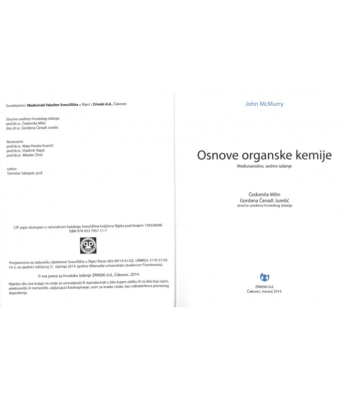 Osnove organske kemije - Medri Uniri